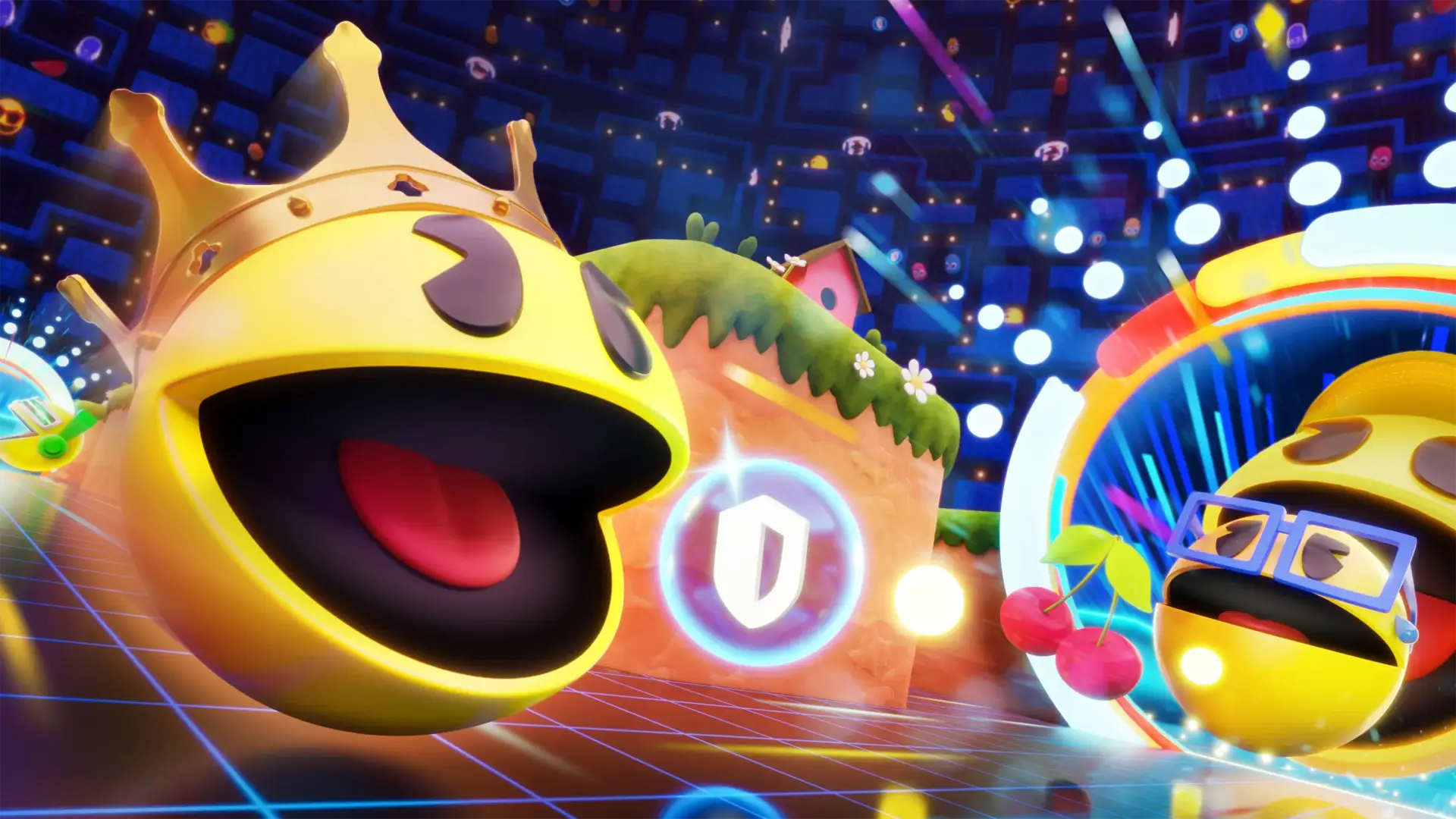 PAC-MAN MEGA TUNNEL BATTLE: CHOMP CHAMPS já está disponível!